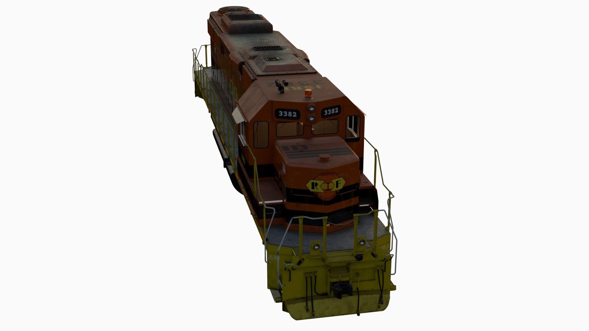 Diesel Locomotive SD40 3D Model - TurboSquid 1796083