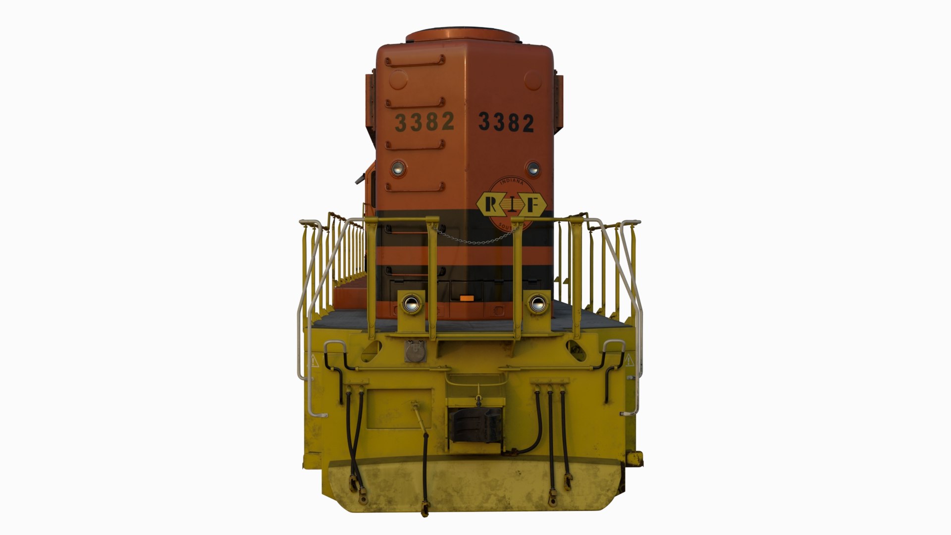 Diesel Locomotive SD40 3D Model - TurboSquid 1796083