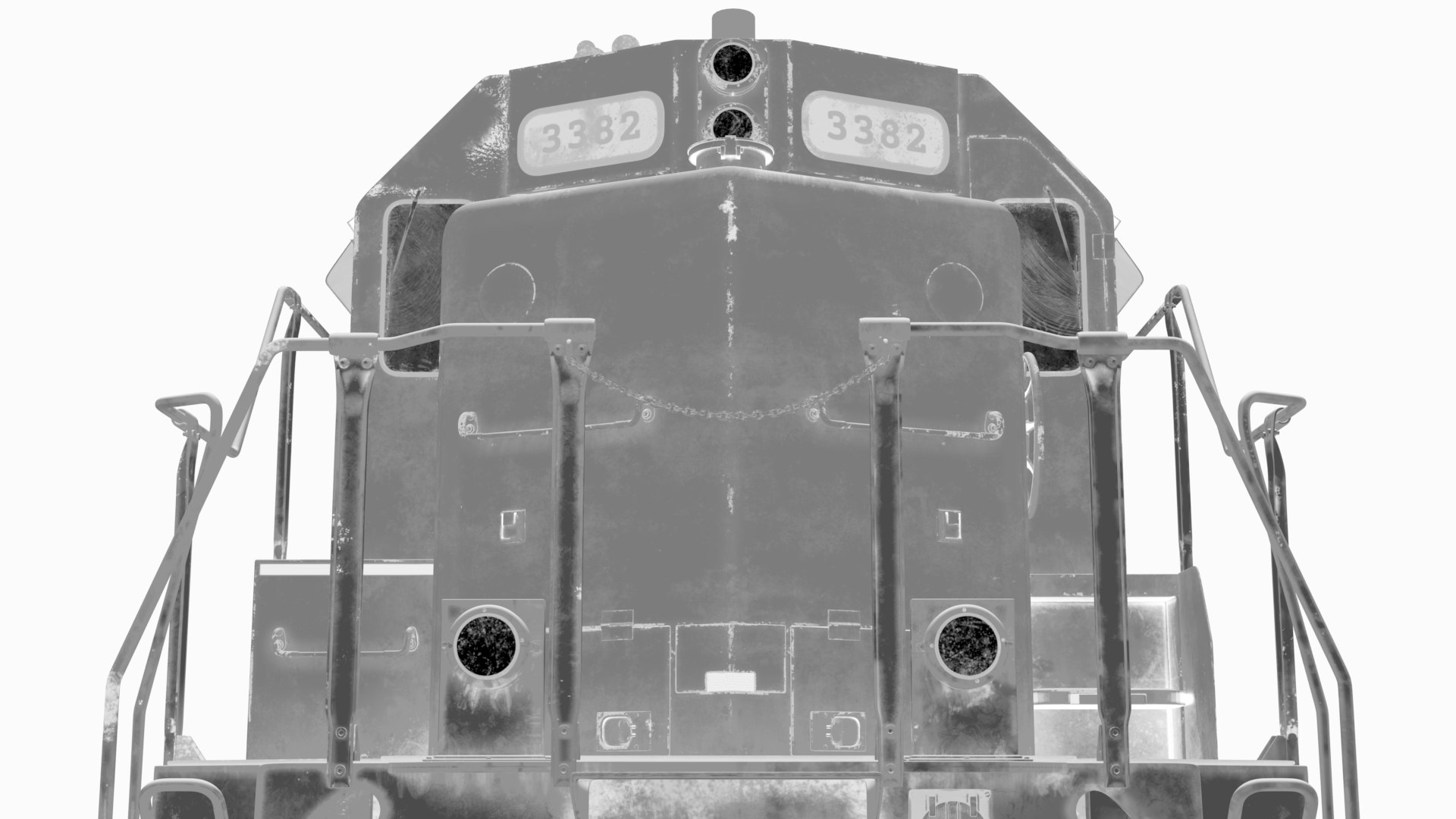 Diesel Locomotive SD40 3D Model - TurboSquid 1796083