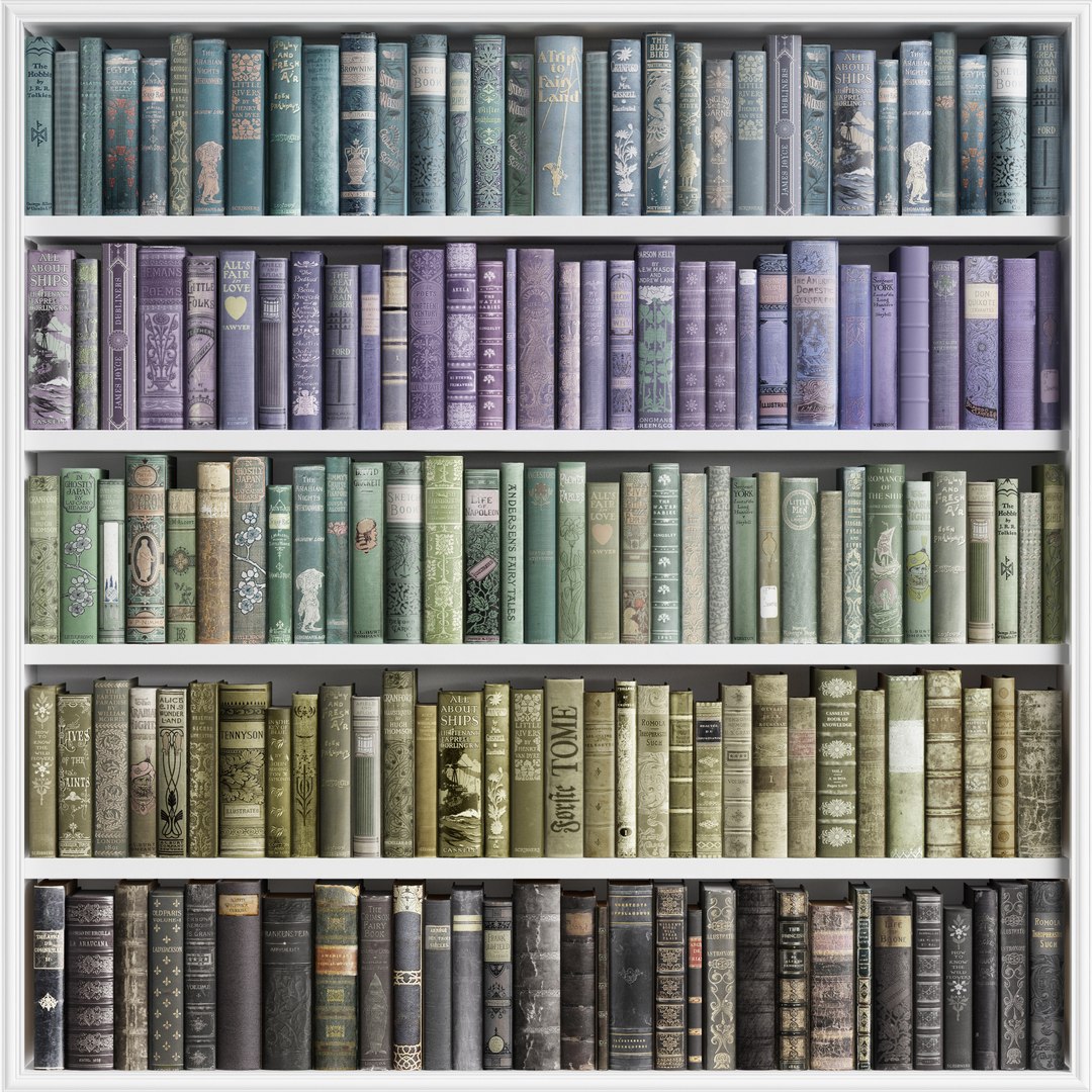 3D Classic Books 64 - TurboSquid 2363105
