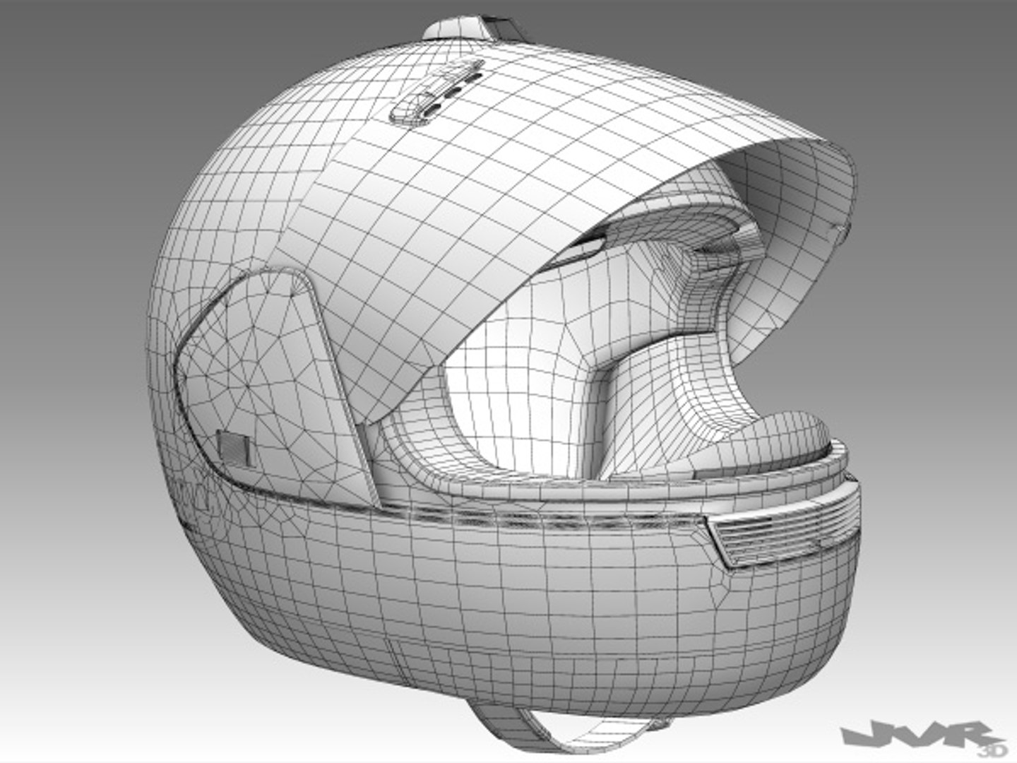 3d Motorcycle Helmet Model