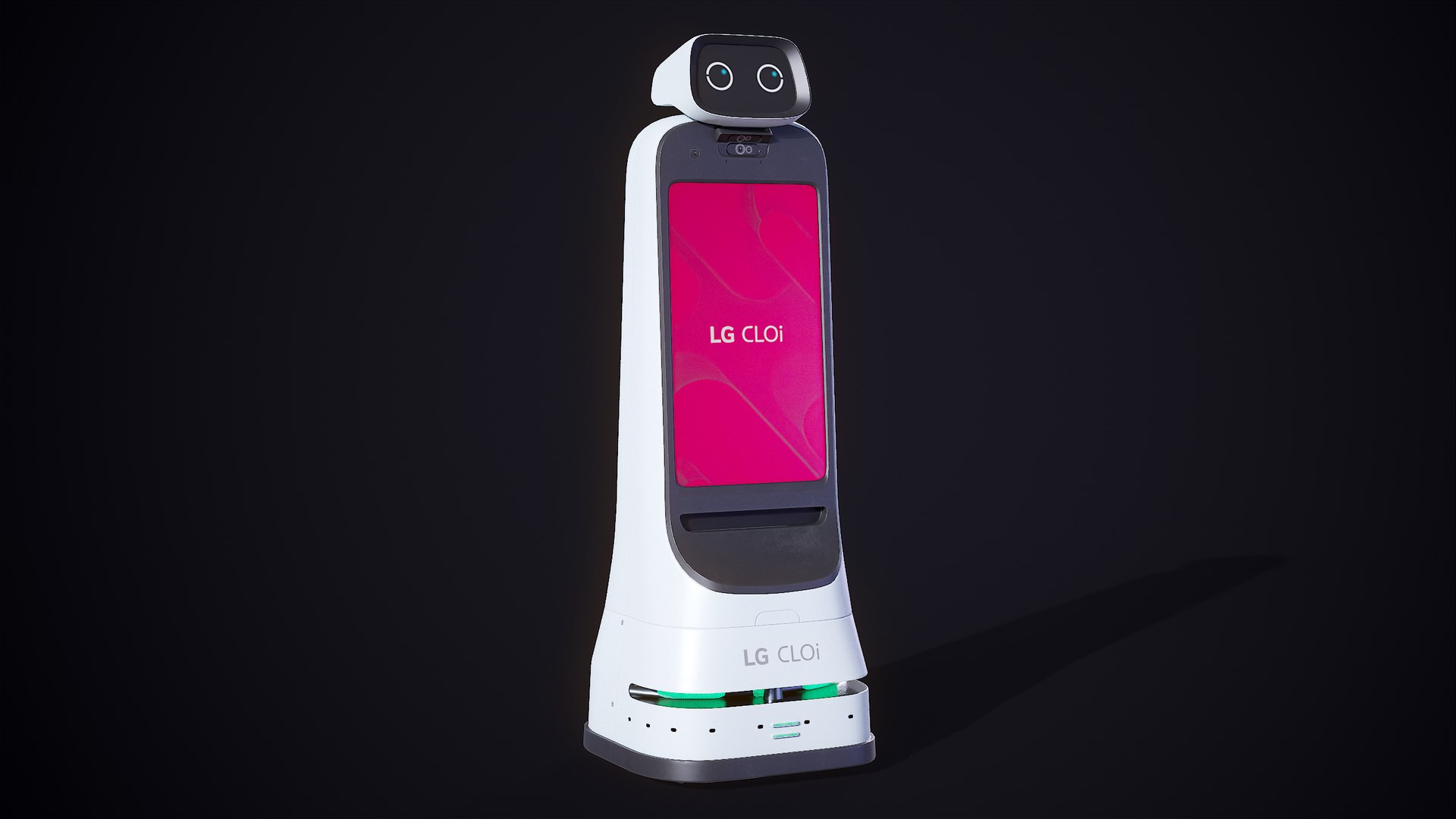 3D Promotional Robot LG Cloi Guidebot PBR - TurboSquid 1852122