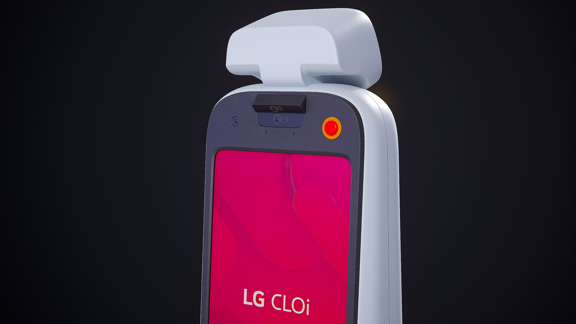 3D Promotional Robot LG Cloi Guidebot PBR - TurboSquid 1852122