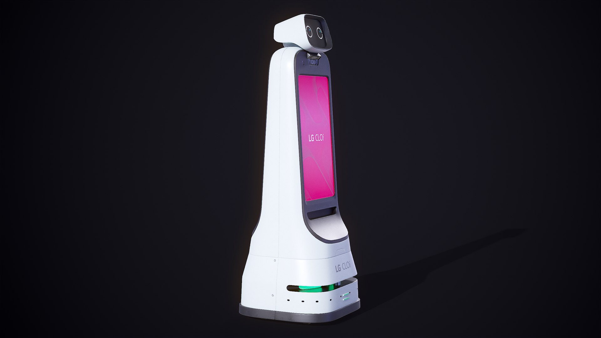 3D Promotional Robot LG Cloi Guidebot PBR - TurboSquid 1852122