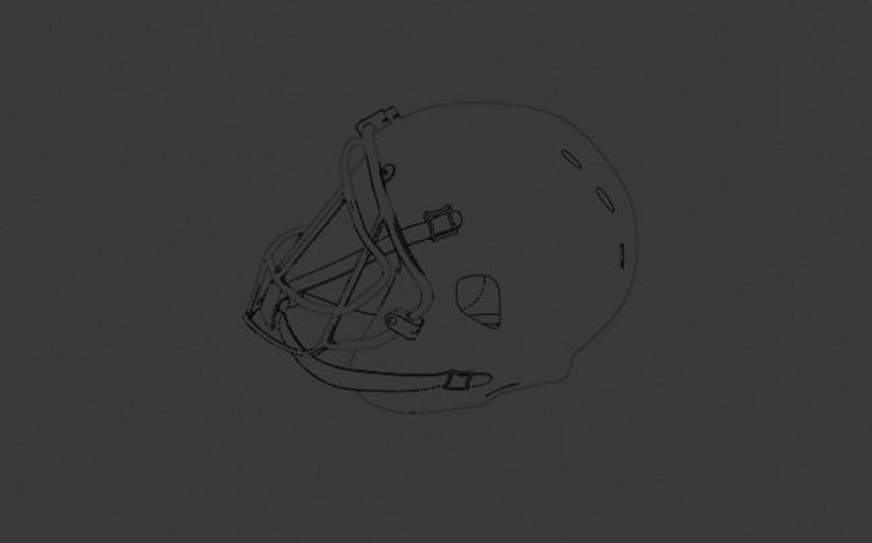 American football helmet model - TurboSquid 2133866