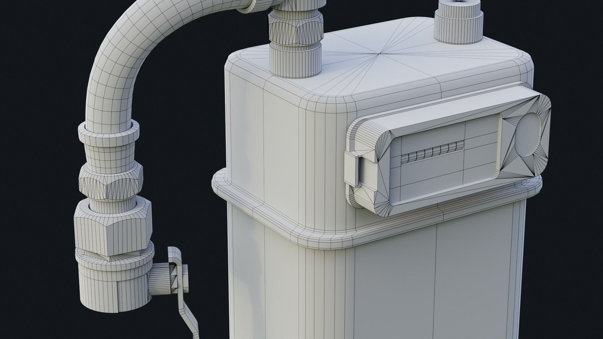 Gas Meter Game Ready PBR 3D - TurboSquid 2070155