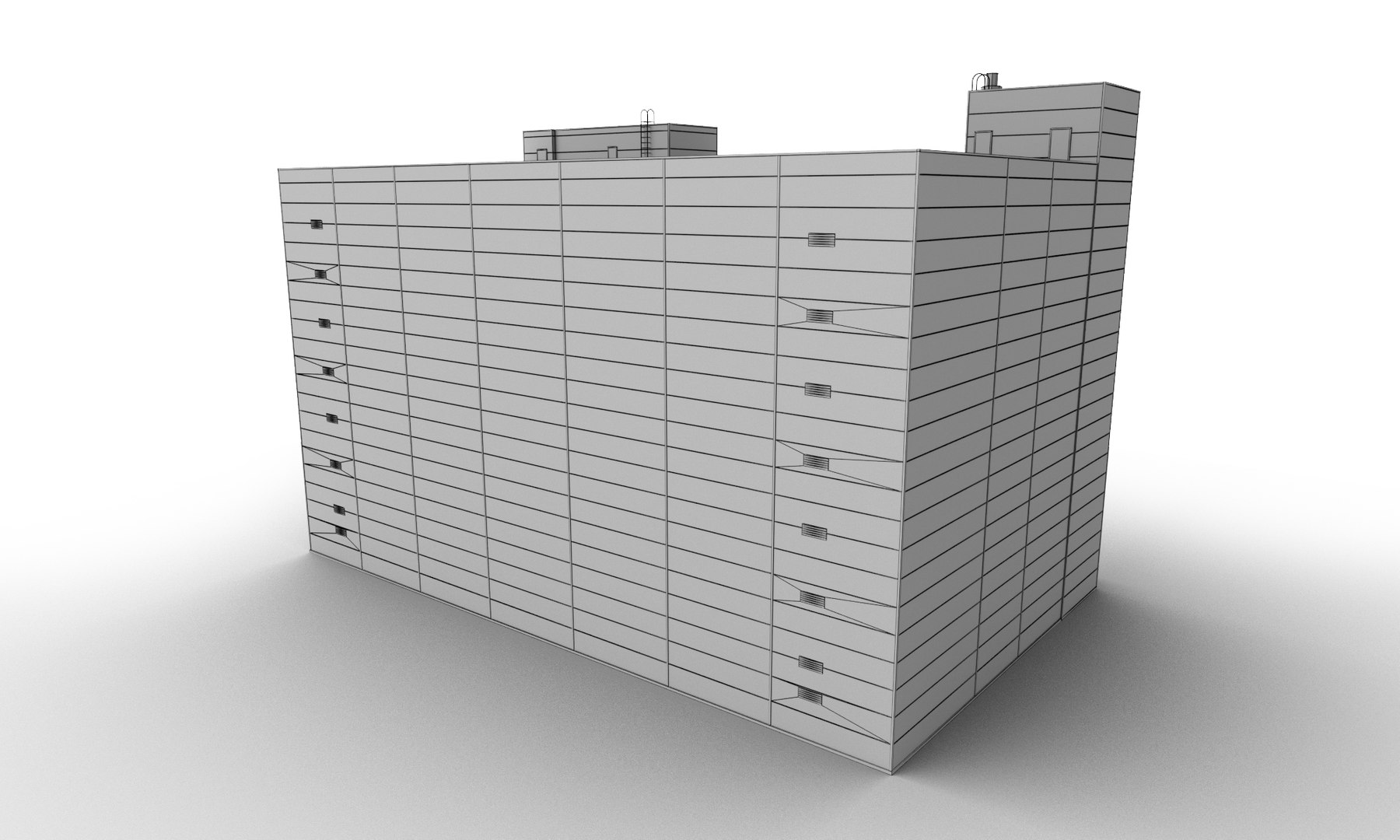 3D Model Parking Building 3 Cityscape - TurboSquid 1665399