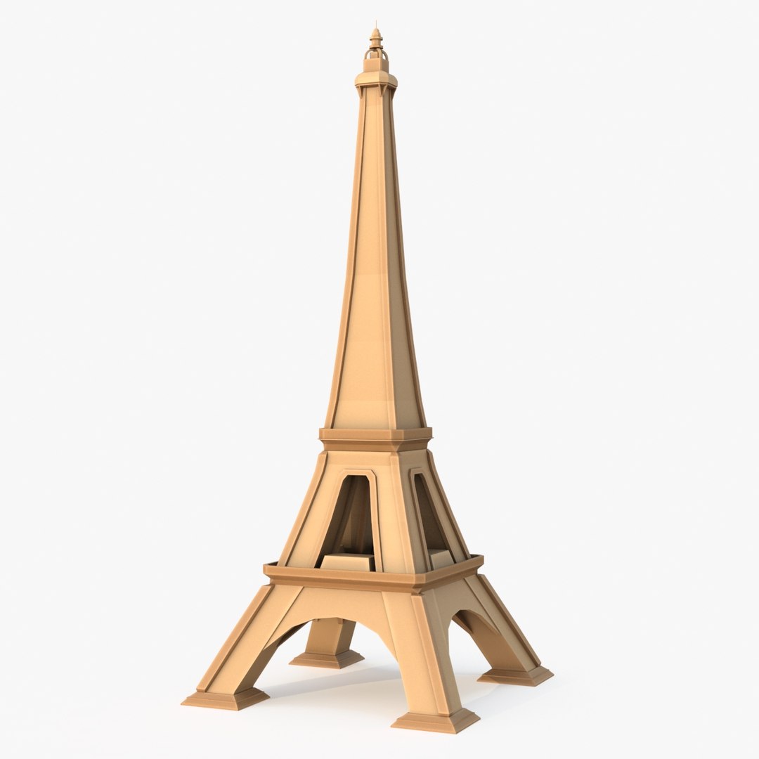 cartoon eiffel tower