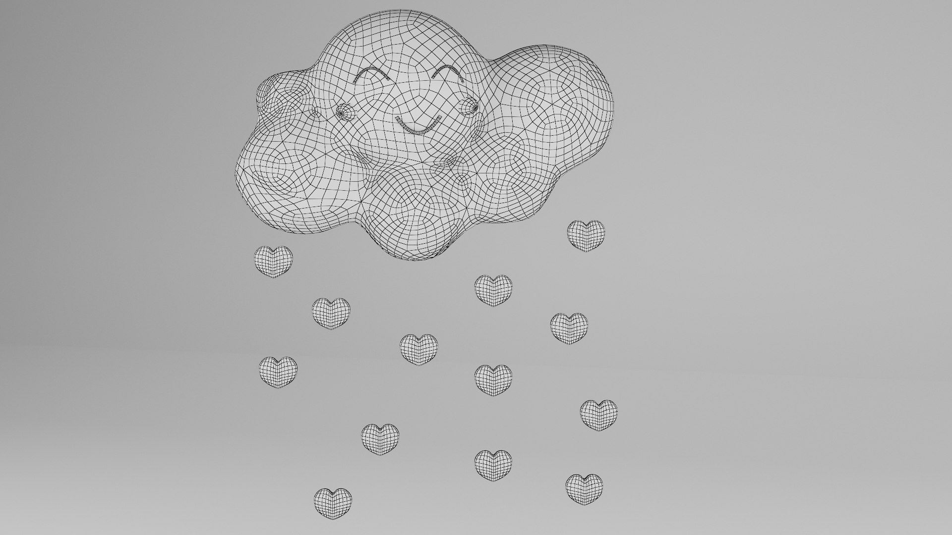 3D HAPPY CARTOON CLOUDY Model - TurboSquid 2158395
