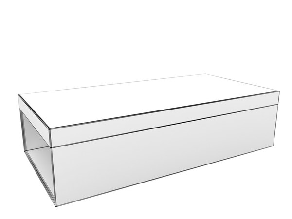 3D elliott rectangular table - TurboSquid 1161934