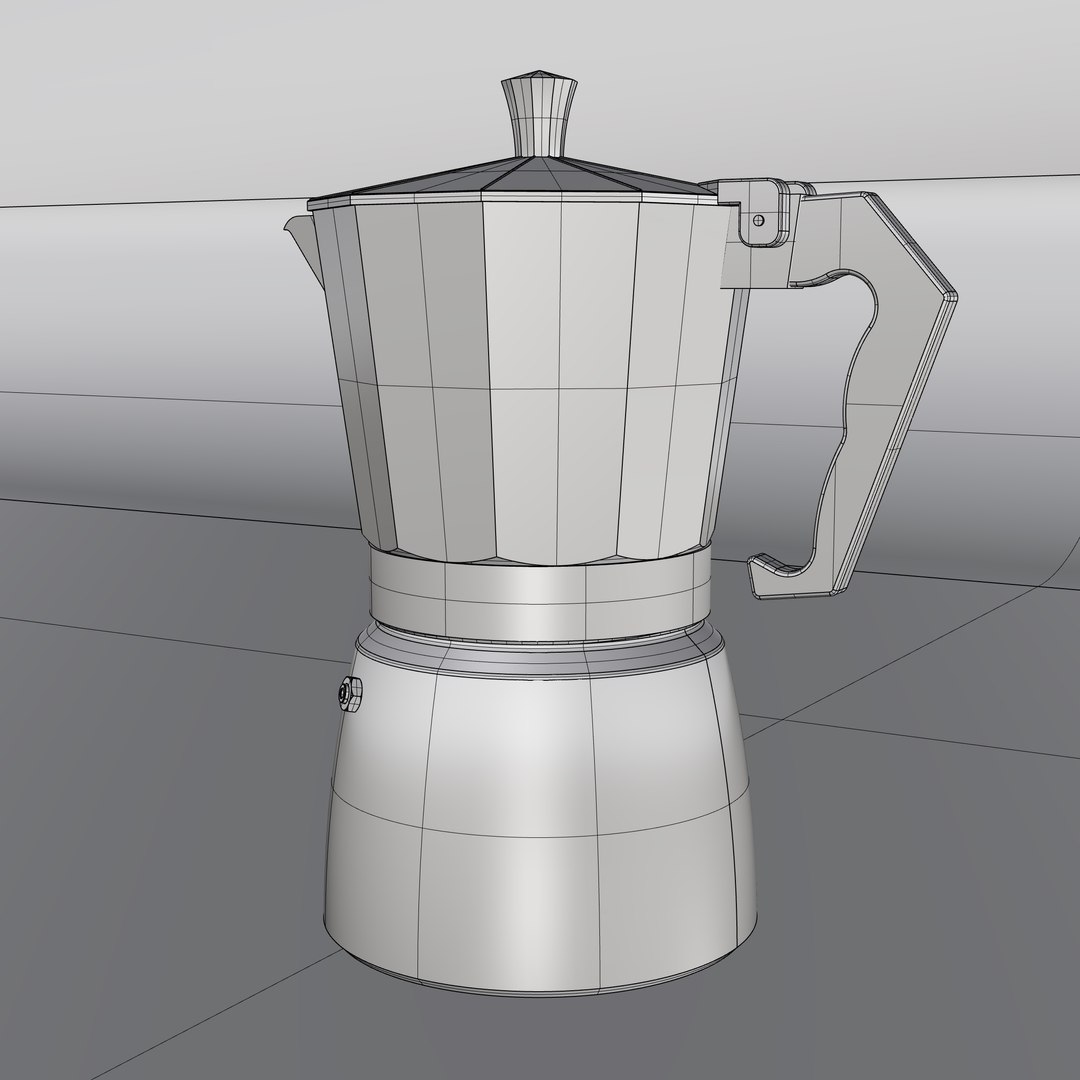 3D Model Moka Pot For Rhino - TurboSquid 2116499