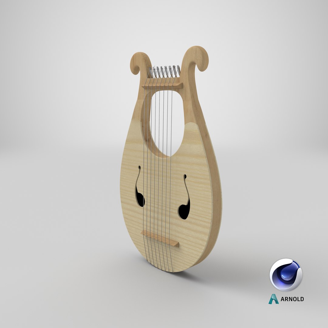 3D Greek Lyre Harp 8 - TurboSquid 1612626