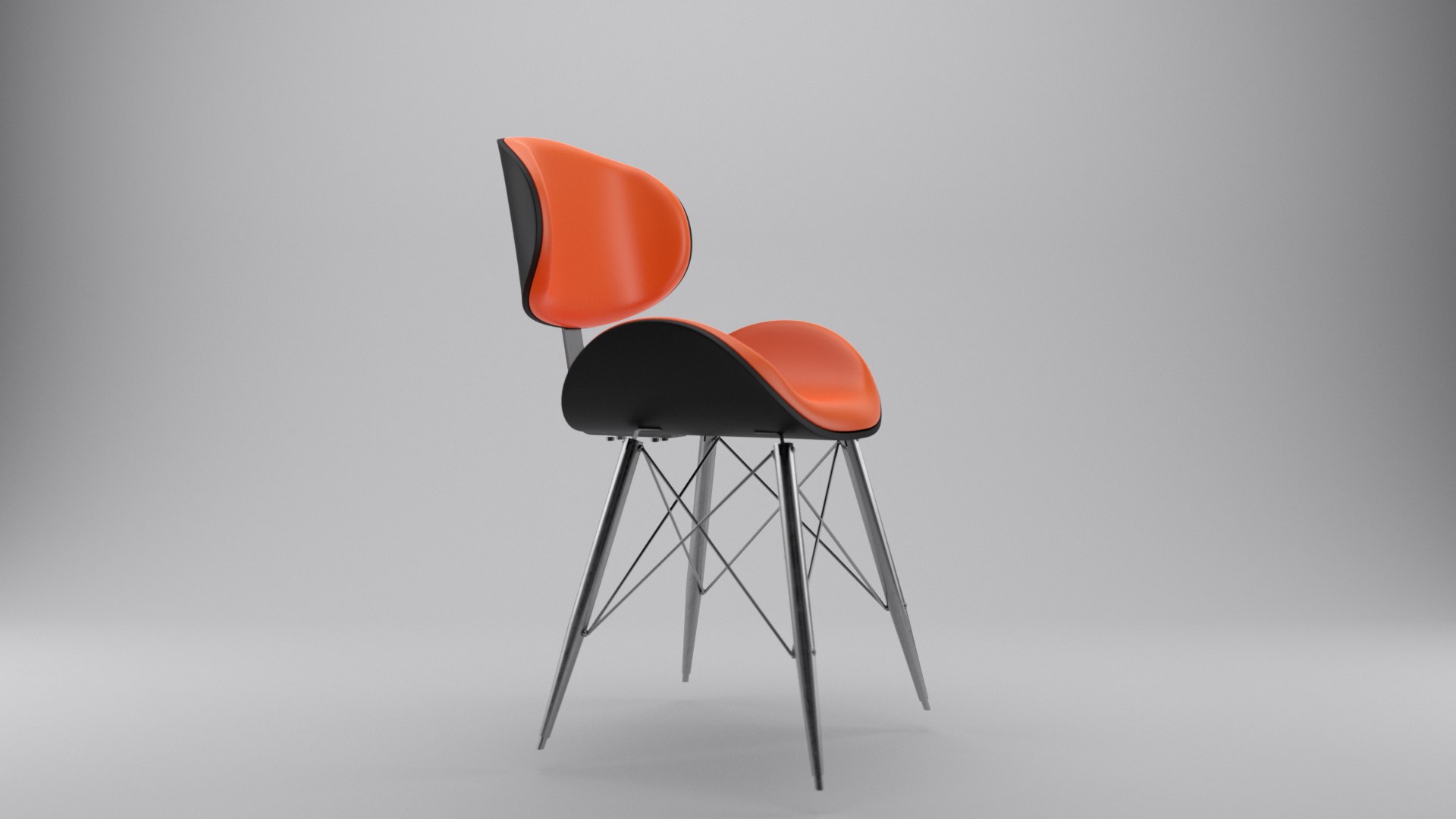 3D Office Plastic Chair Model - TurboSquid 2085331