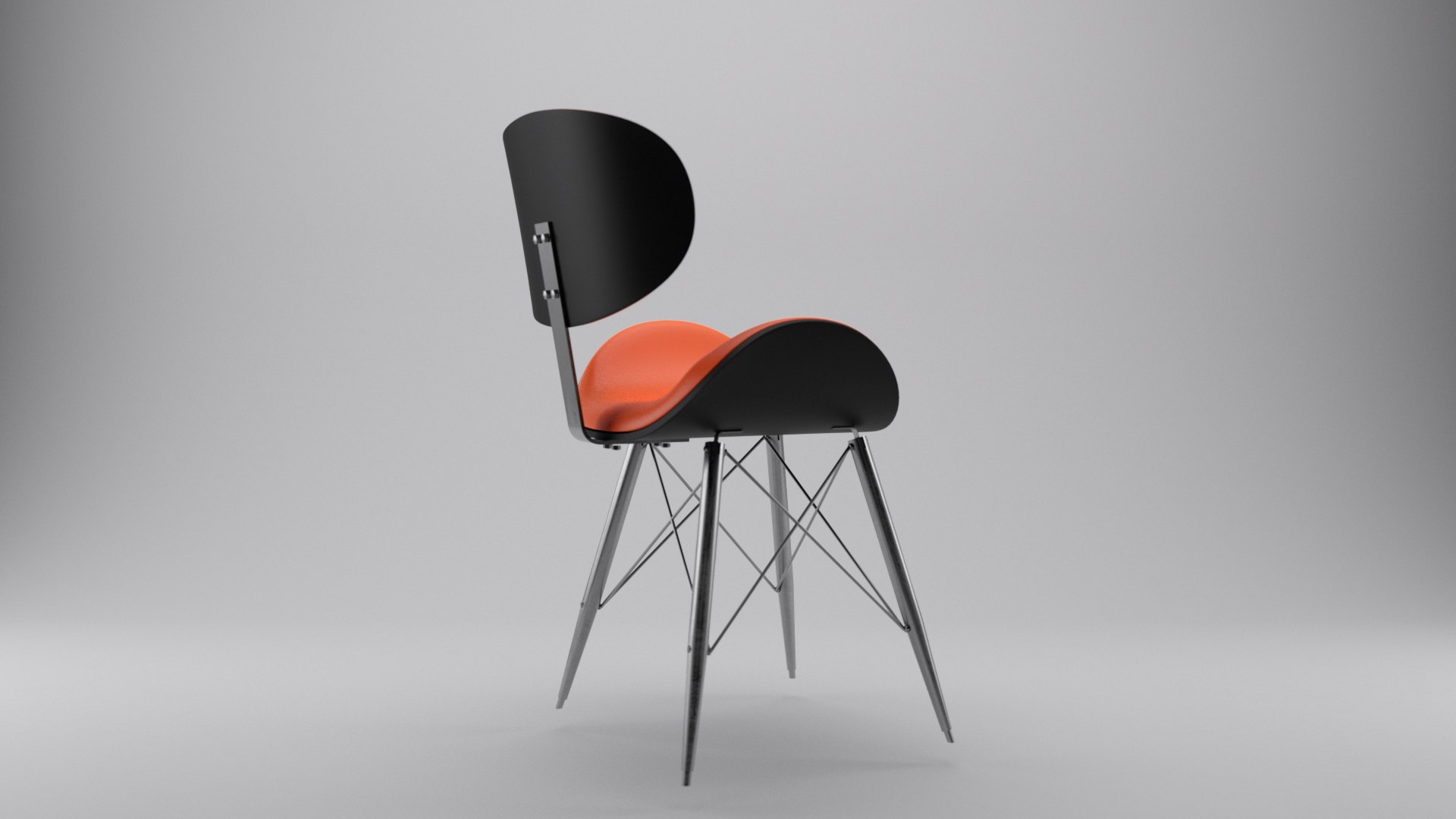 3D Office Plastic Chair Model - TurboSquid 2085331