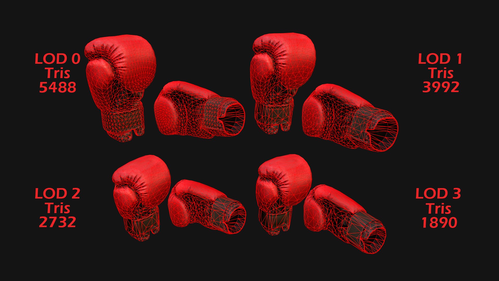 3D Model Boxing Gloves Pack - TurboSquid 1942706