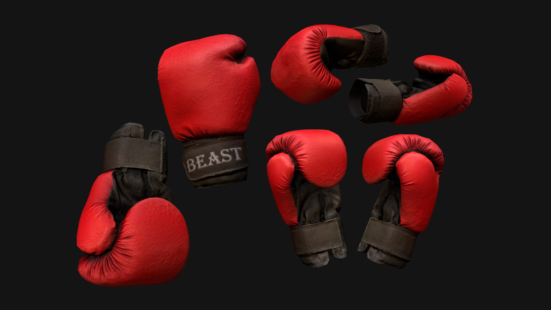 3D Model Boxing Gloves Pack - TurboSquid 1942706