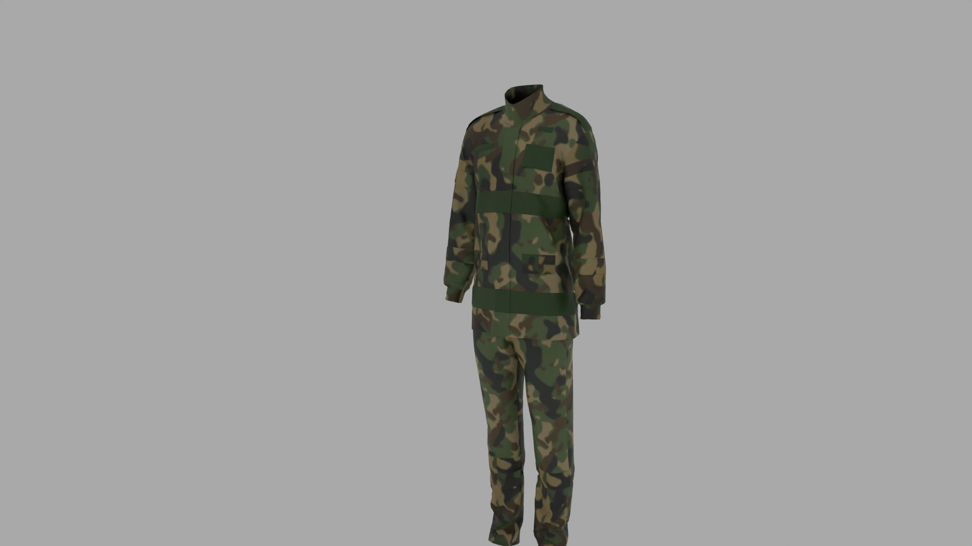 Military Uniform 3D Model - TurboSquid 1973176