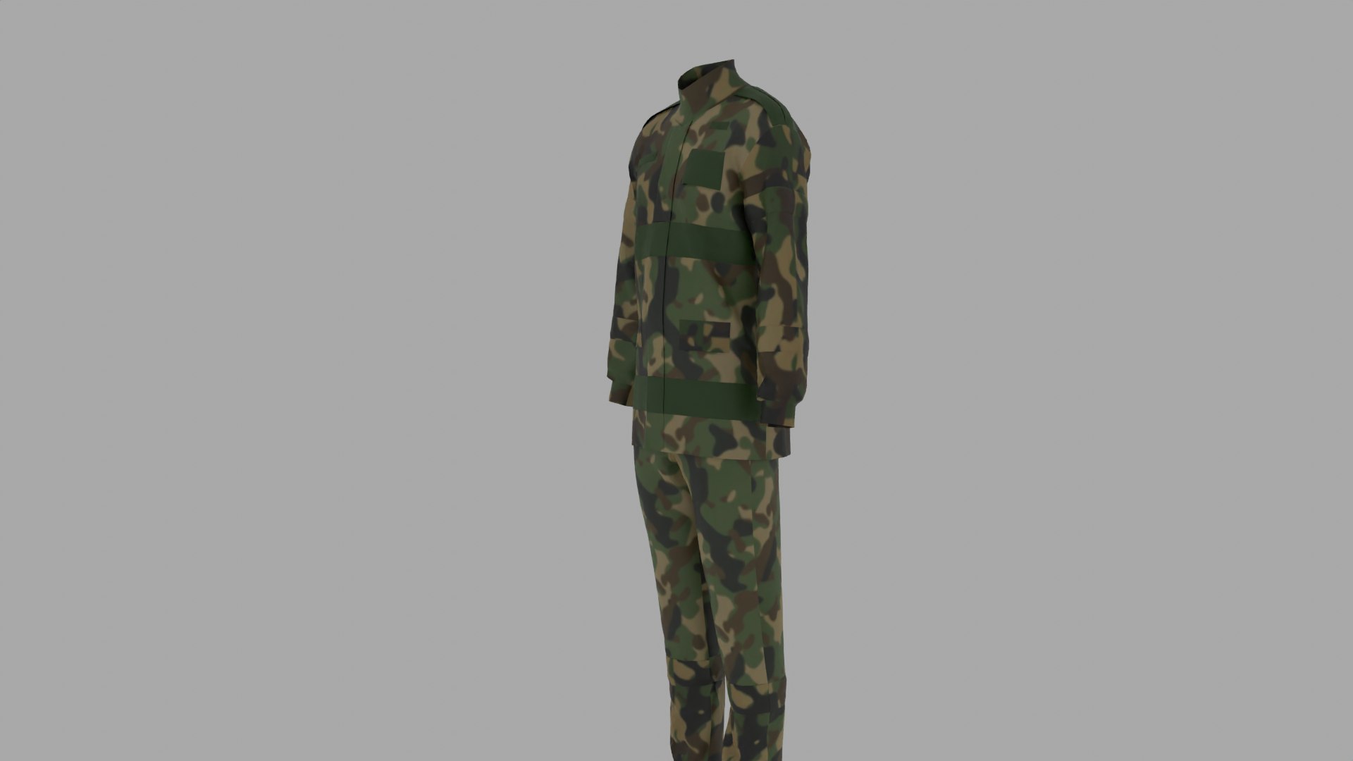 Military Uniform 3D Model - TurboSquid 1973176