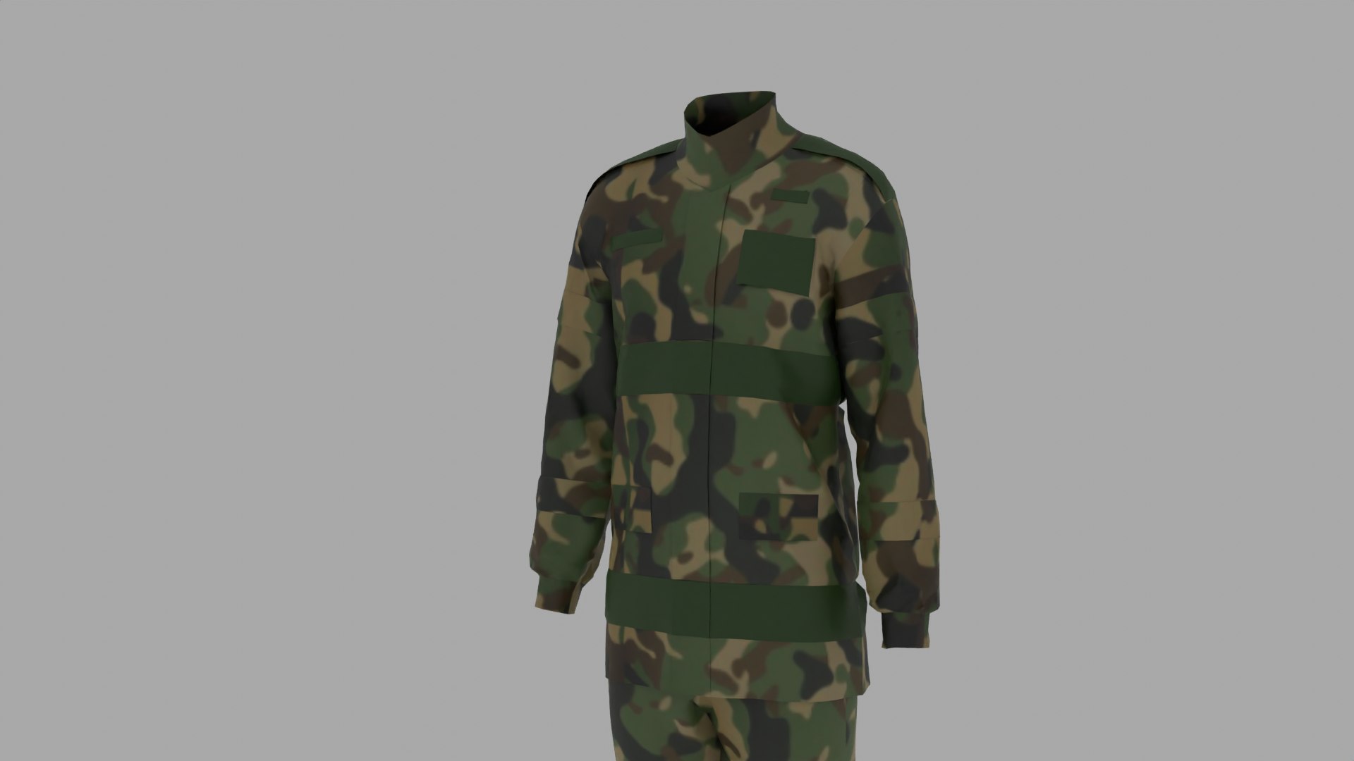 Military Uniform 3D Model - TurboSquid 1973176