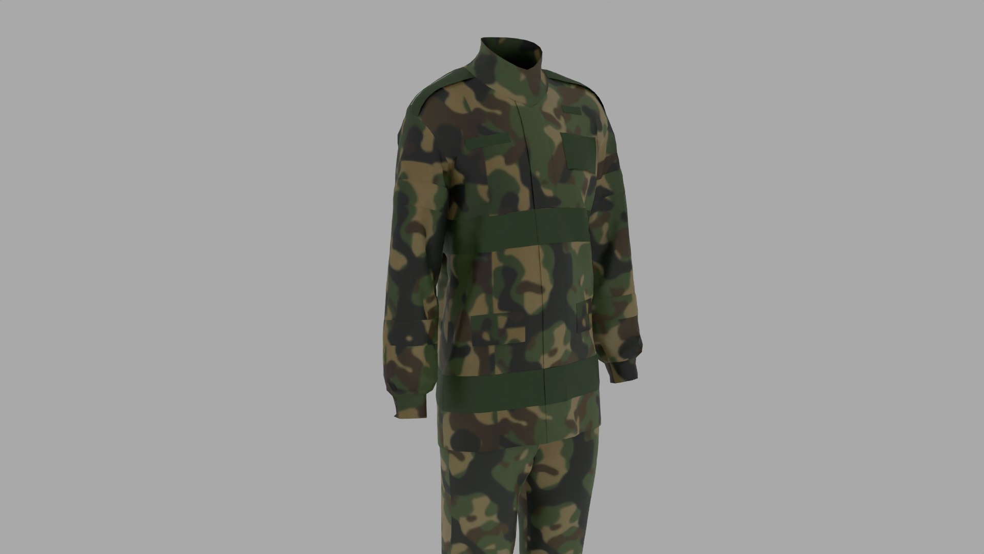 Military Uniform 3D Model - TurboSquid 1973176