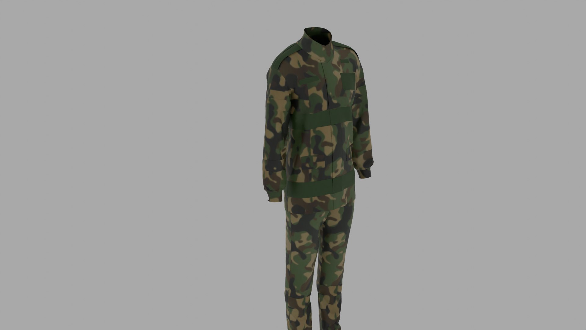 Military Uniform 3D Model - TurboSquid 1973176
