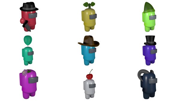 Crewmates model - TurboSquid 1679729