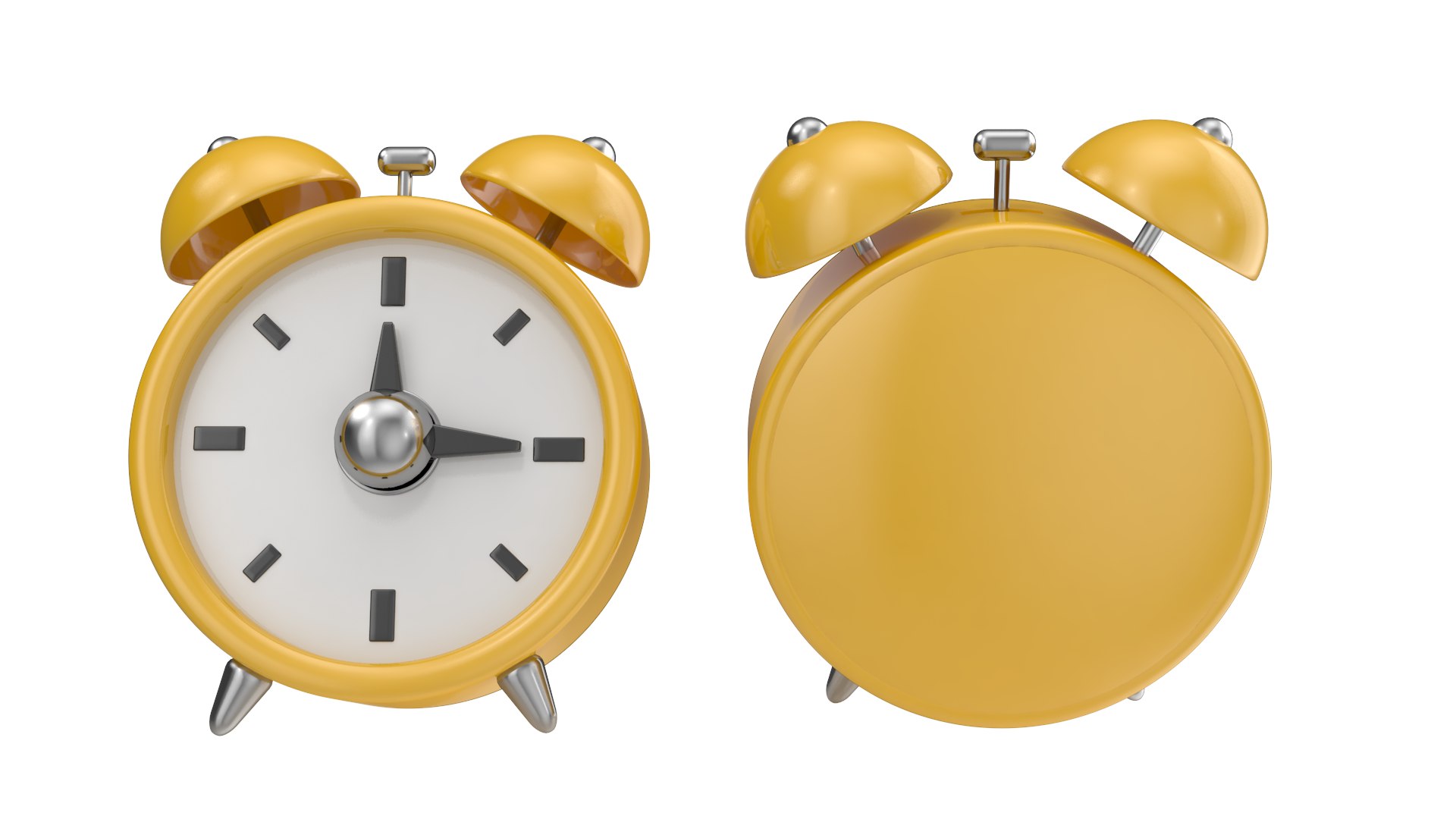 Cartoon Alarm Clock 3D Model - TurboSquid 2415735