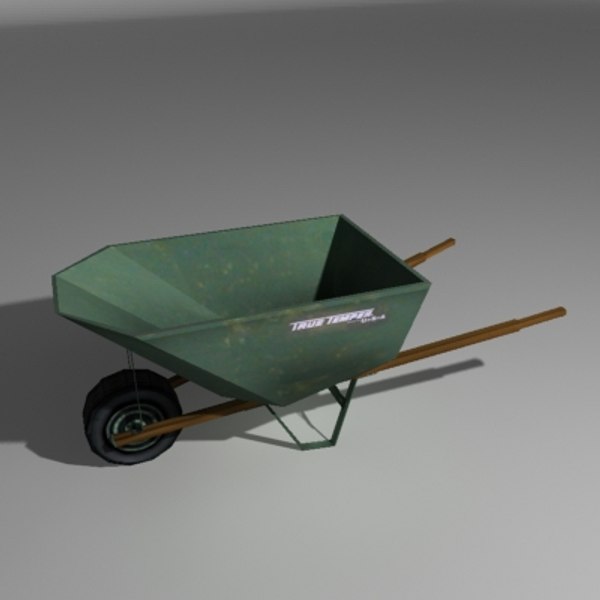 wheel barrel 3d model