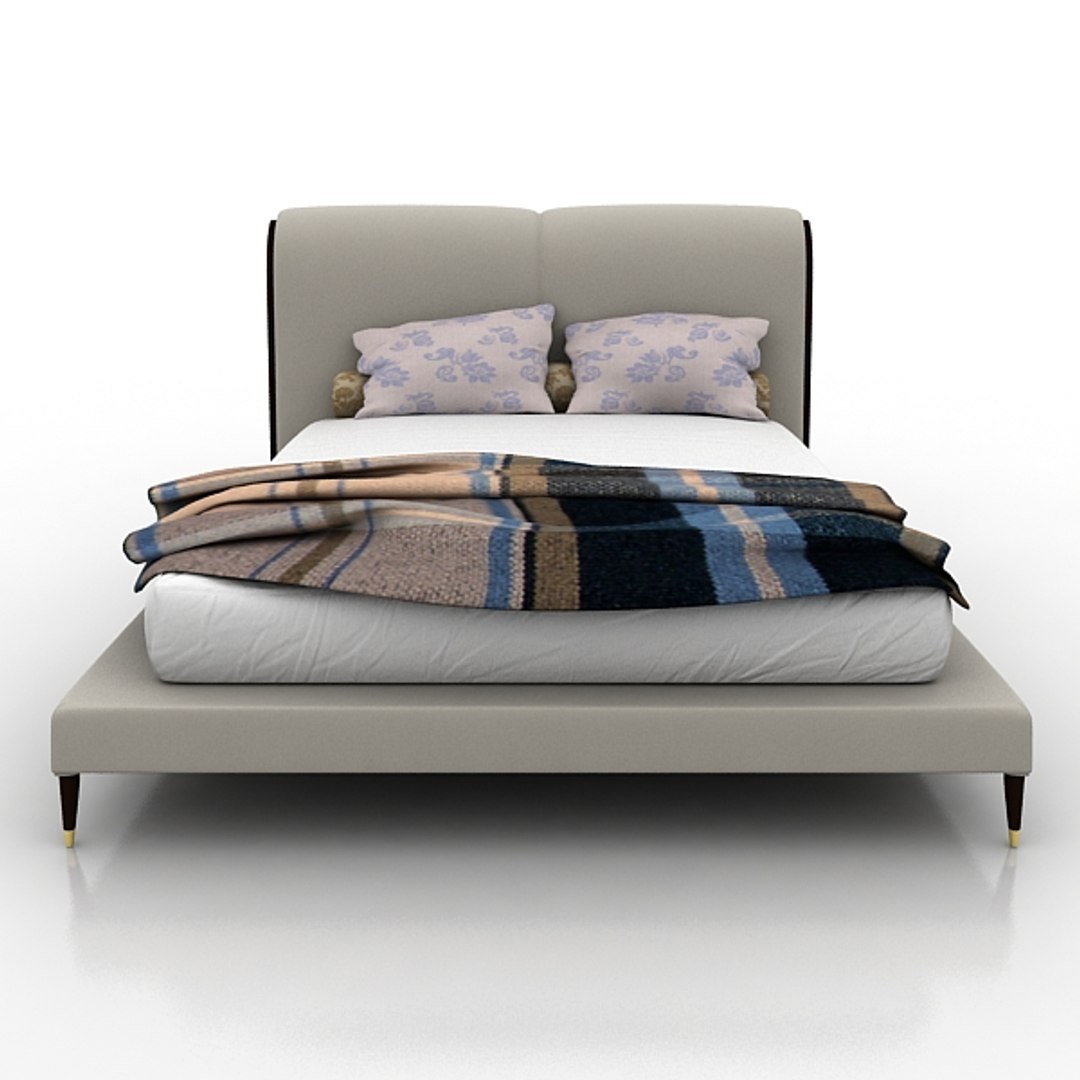 bed angelo cappellini 3ds