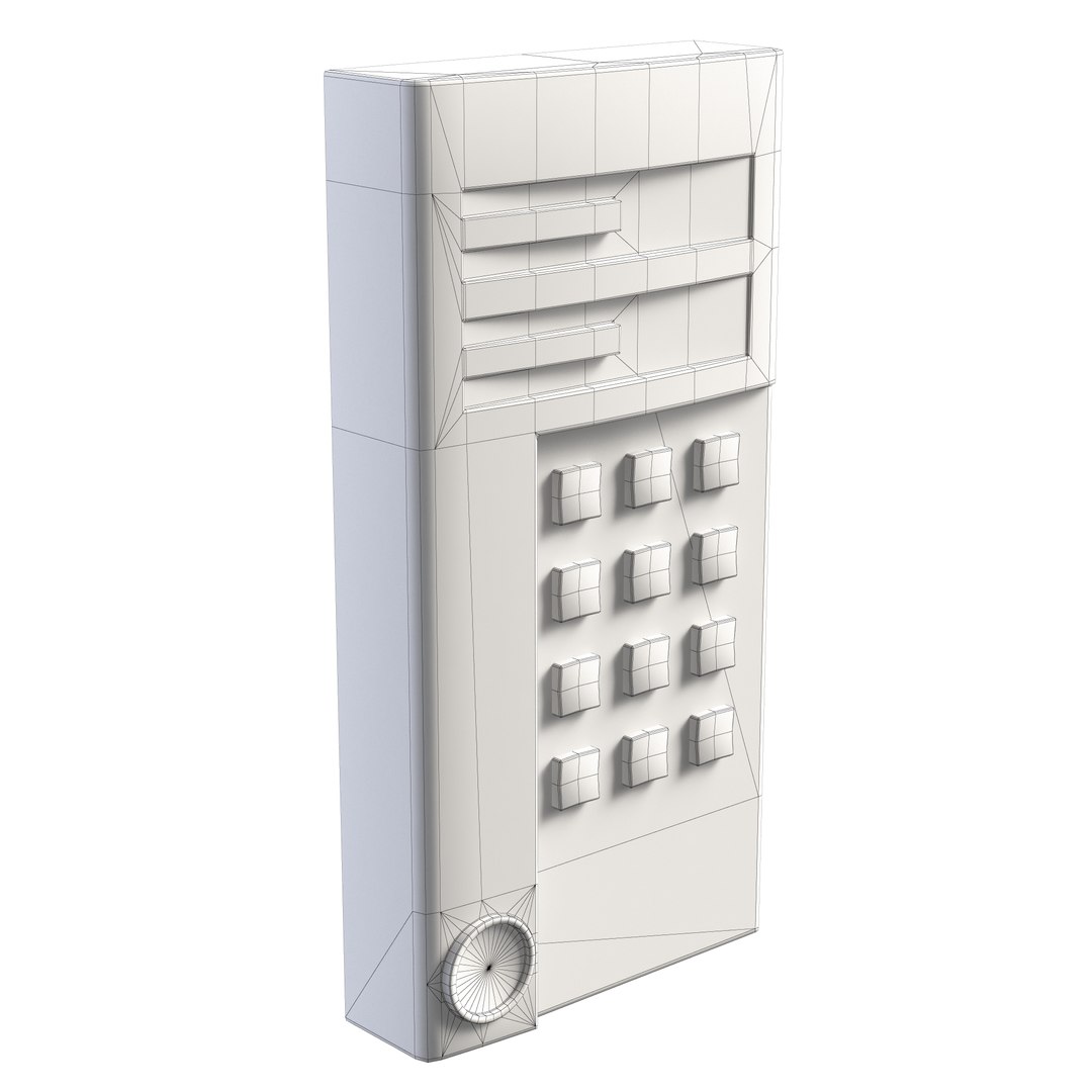 3D Model Intercom - TurboSquid 1174821