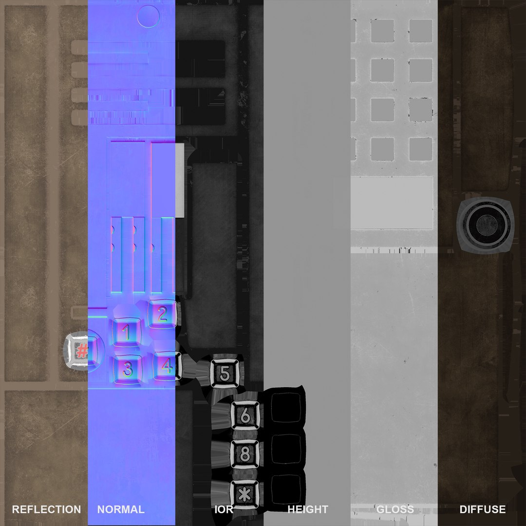 3D Model Intercom - TurboSquid 1174821