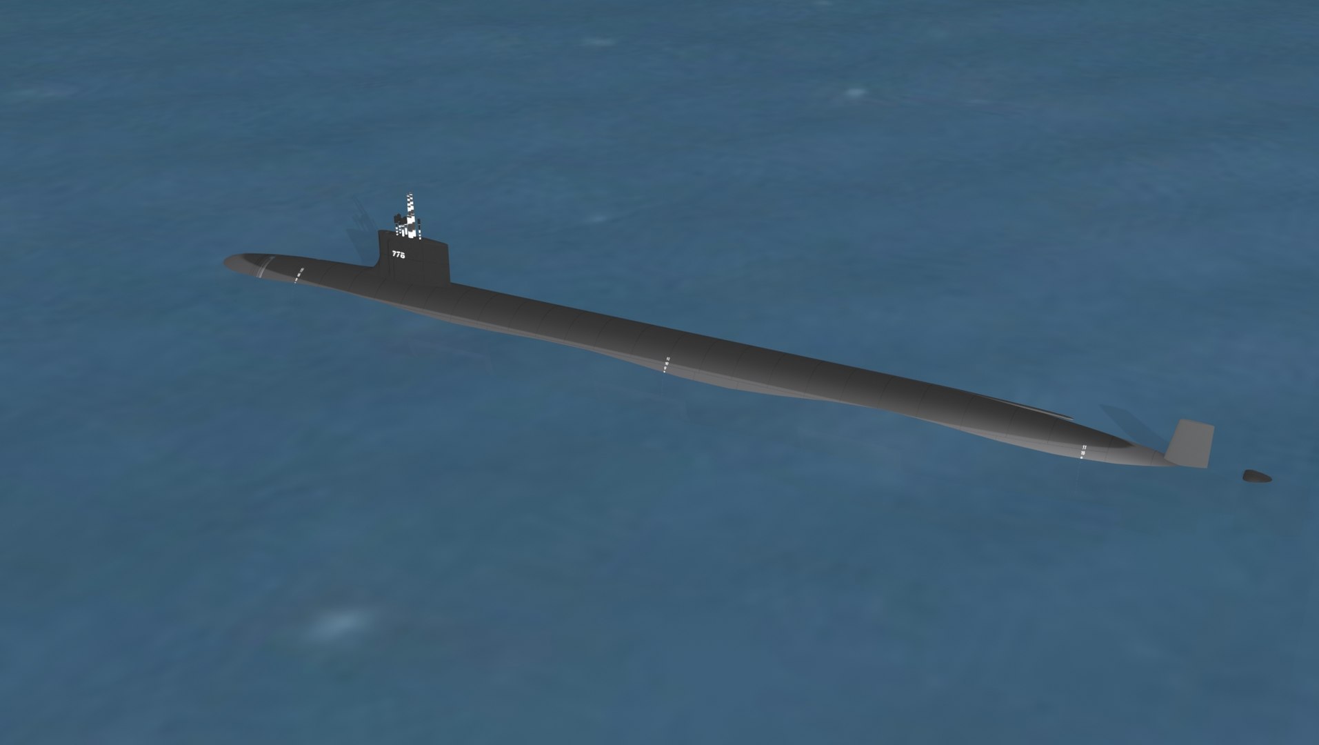 Virginia Class SSN 776 USS Hawaii 3D model - TurboSquid 1763273