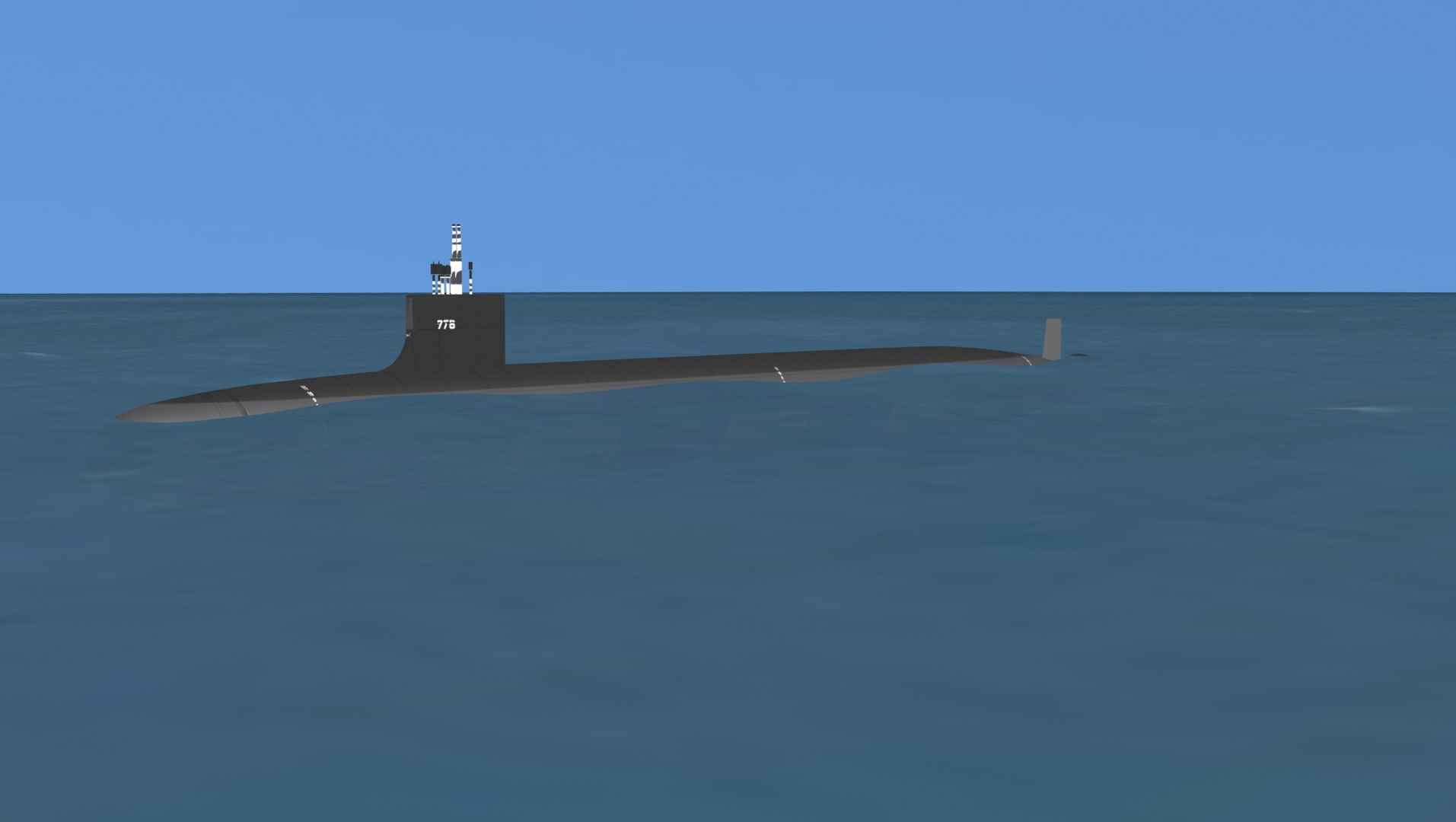 Virginia Class SSN 776 USS Hawaii 3D model - TurboSquid 1763273