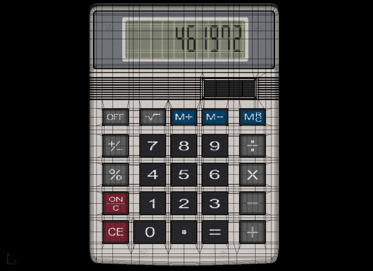 Calculator Number Decimal 3d Max