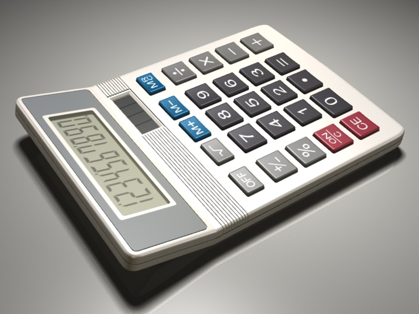 Calculator Number Decimal 3d Max