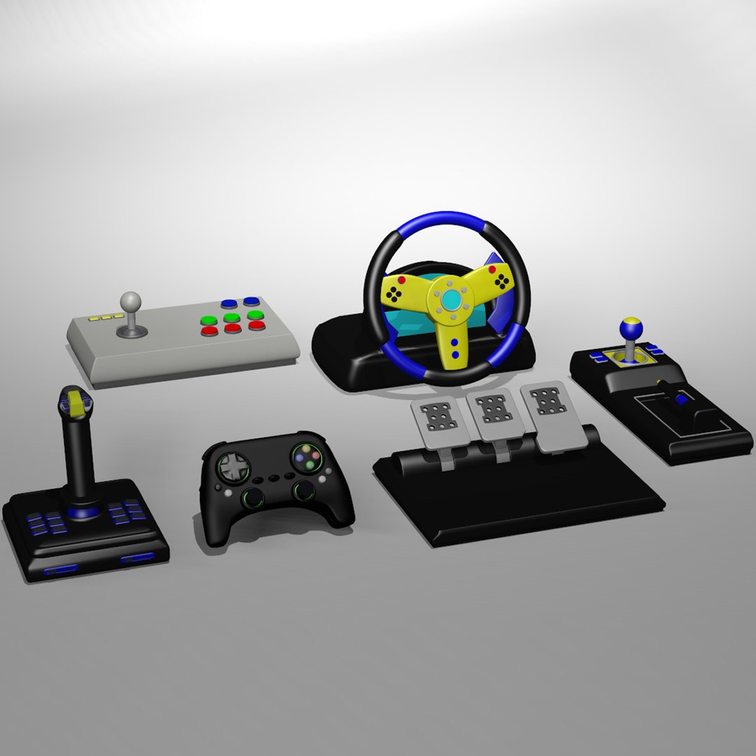 3D gamepad controller joystick model - TurboSquid 1513540