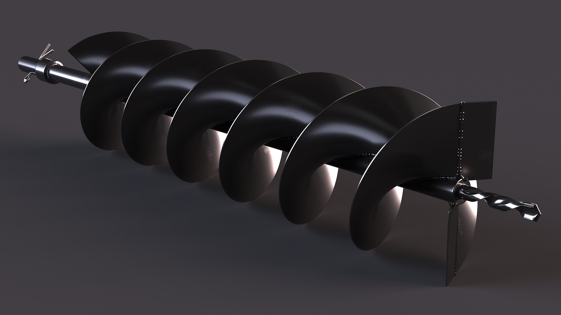 3D 150mm Earth Drill Bits - TurboSquid 2051725