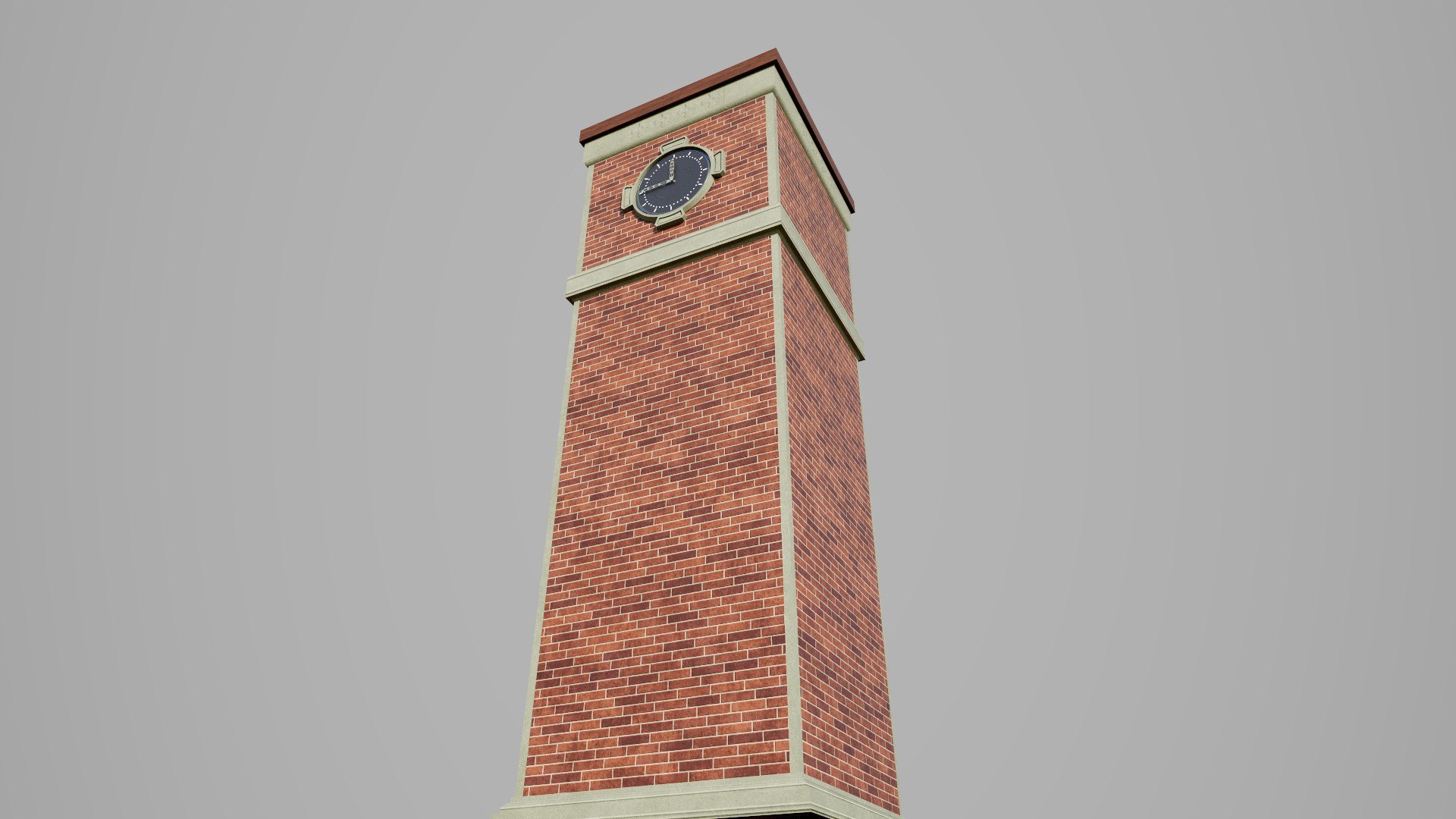 Clock Building 3D Model - TurboSquid 2334609