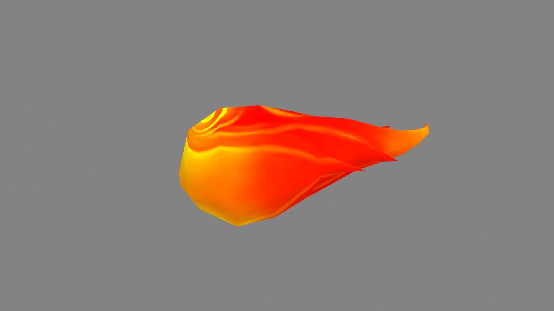 Spellcaster Skill - Fireball - Game Skills - Cartoon Flame 3D Model ...