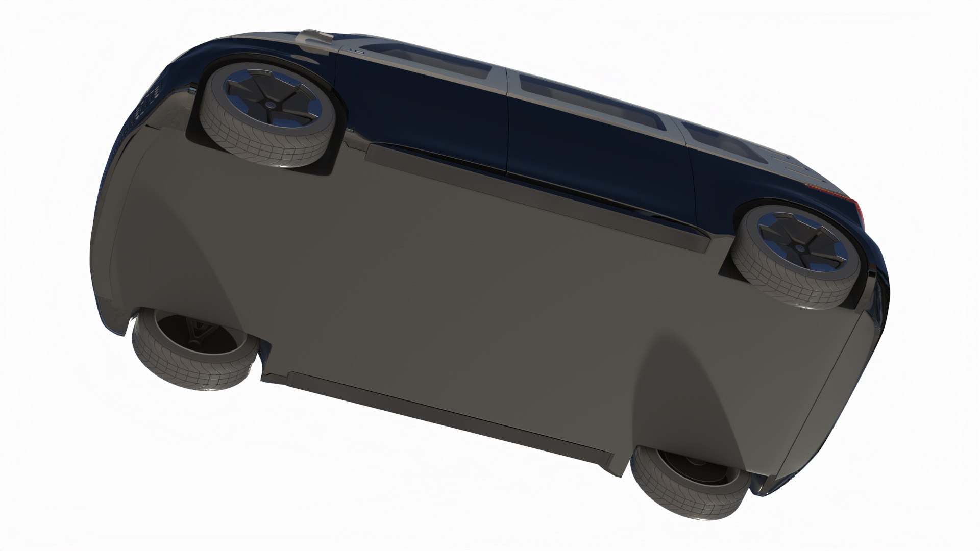 Volkswagen Minivan ID Buzz Model - TurboSquid 2284502