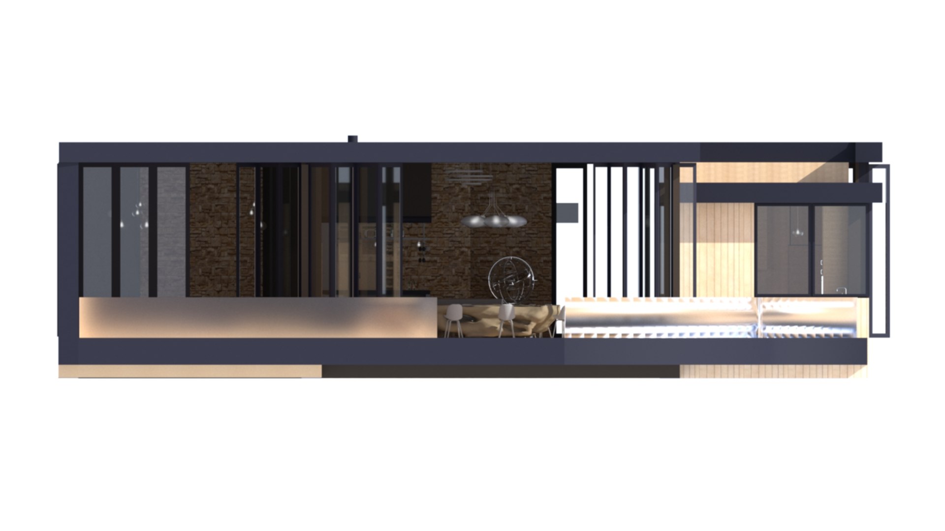 3D One-storey House Model - TurboSquid 1775756