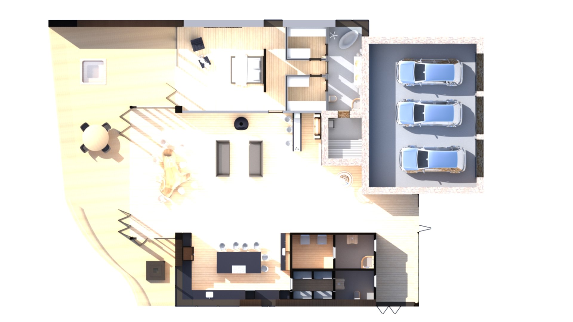 3D One-storey House Model - TurboSquid 1775756