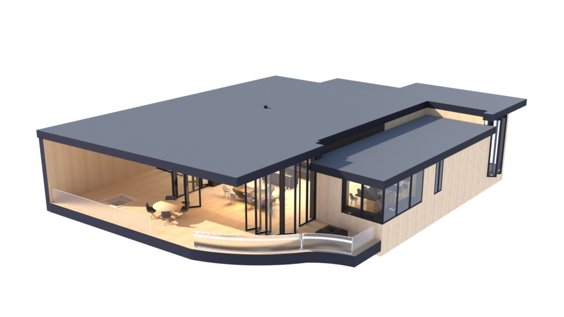 3D One-storey House Model - TurboSquid 1775756