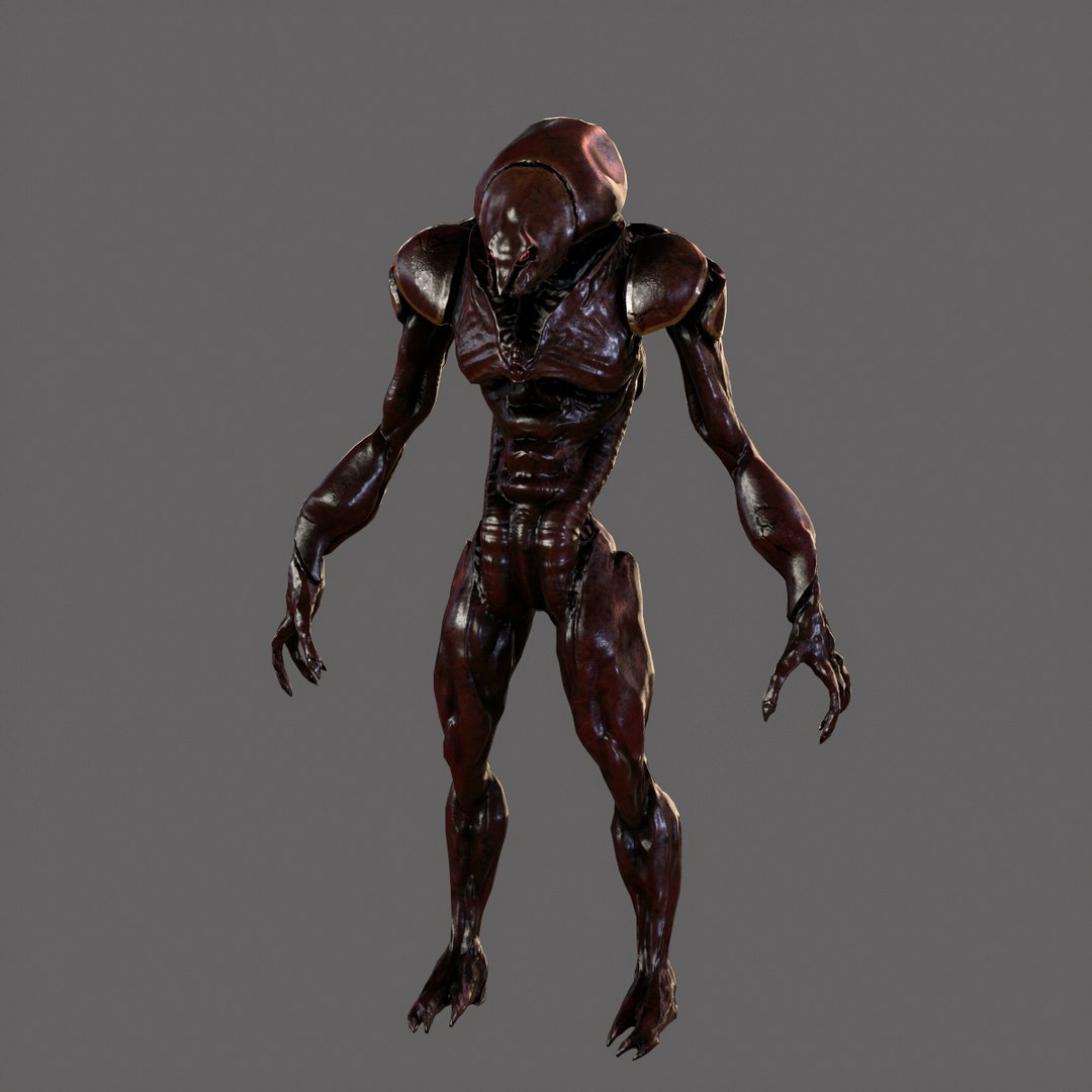 Alien Invader 3D Model - TurboSquid 1235720