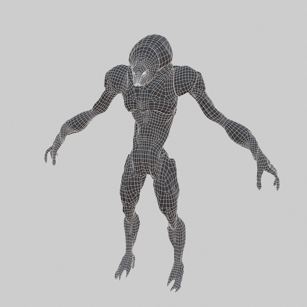 Alien Invader 3D Model - TurboSquid 1235720
