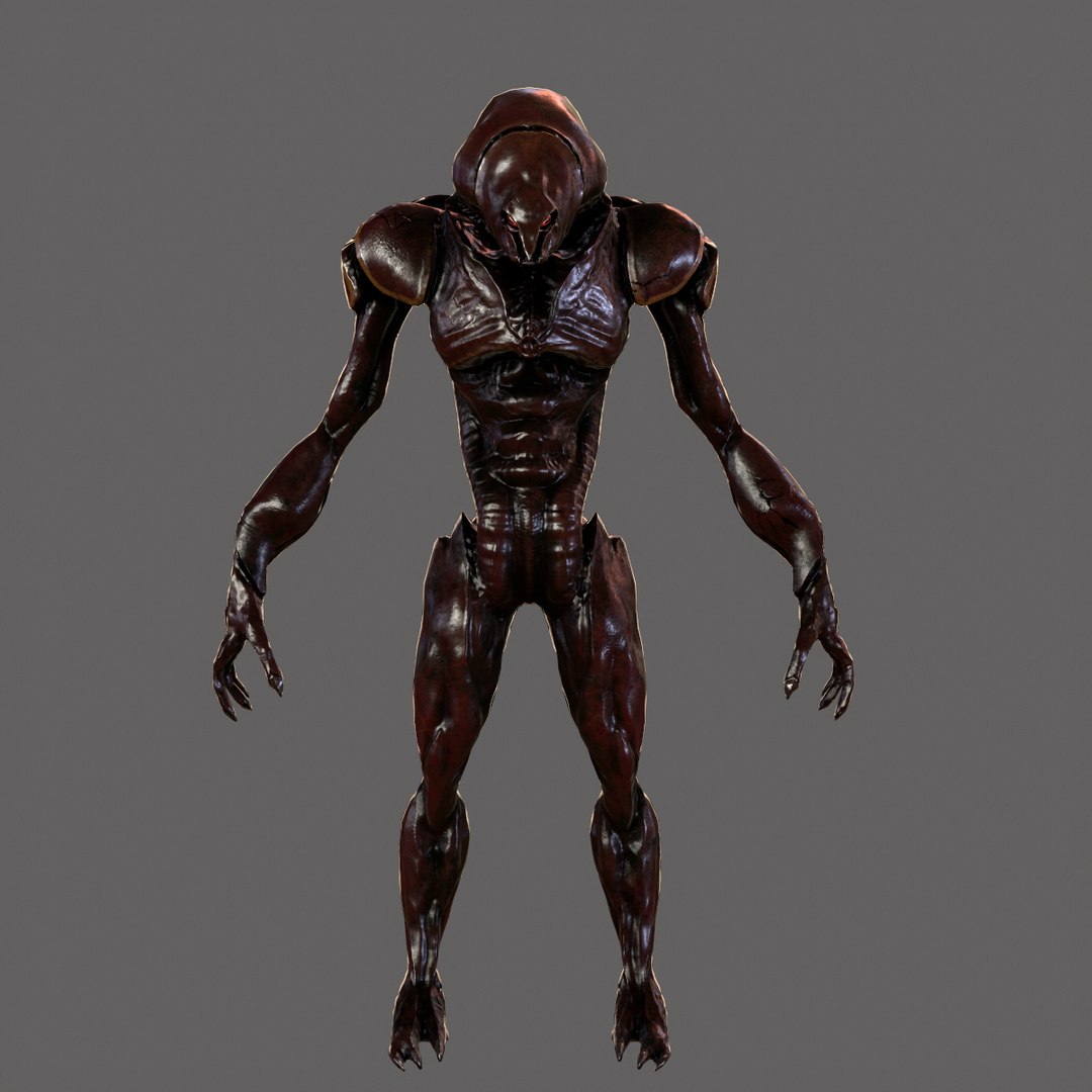 Alien Invader 3D Model - TurboSquid 1235720