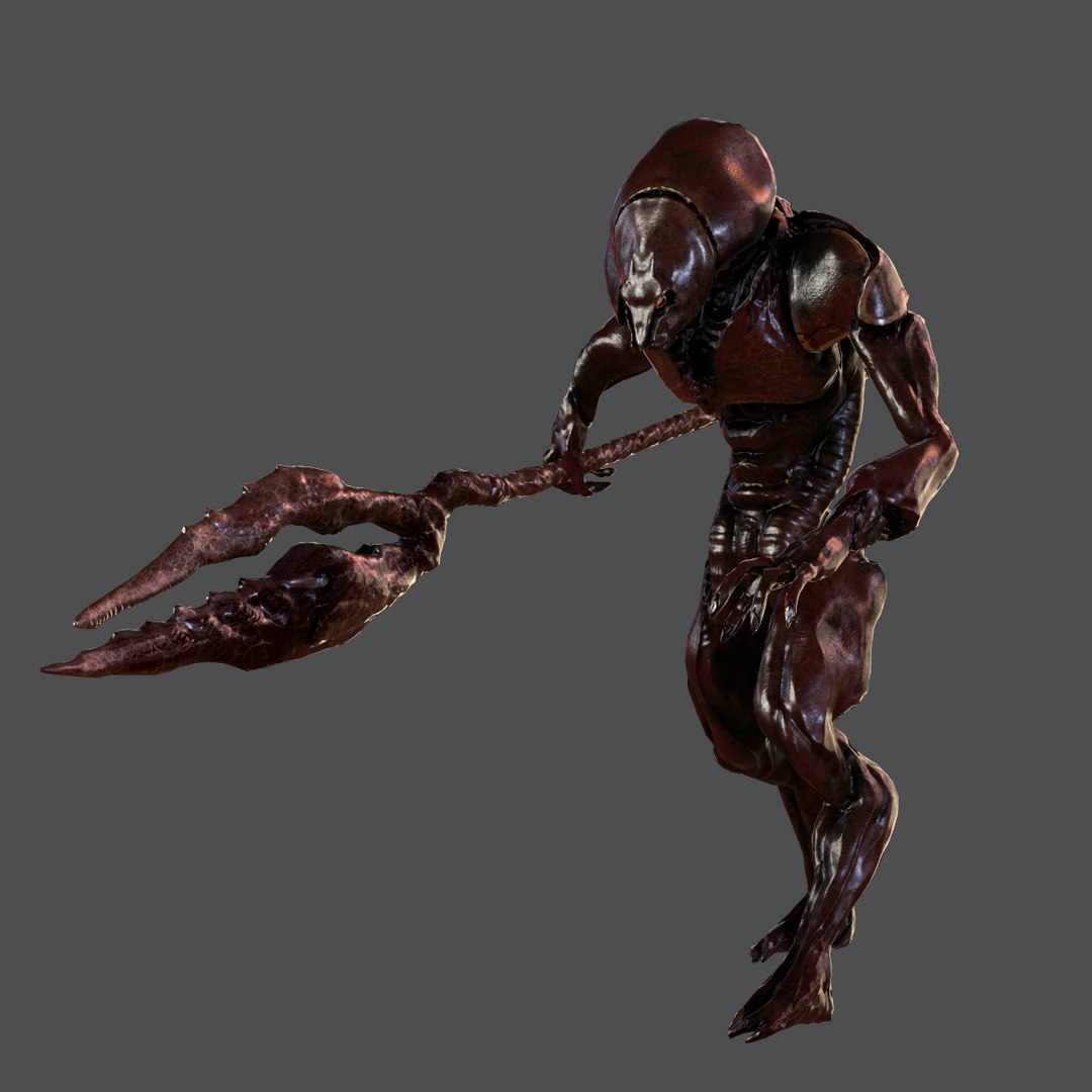 Alien Invader 3D Model - TurboSquid 1235720