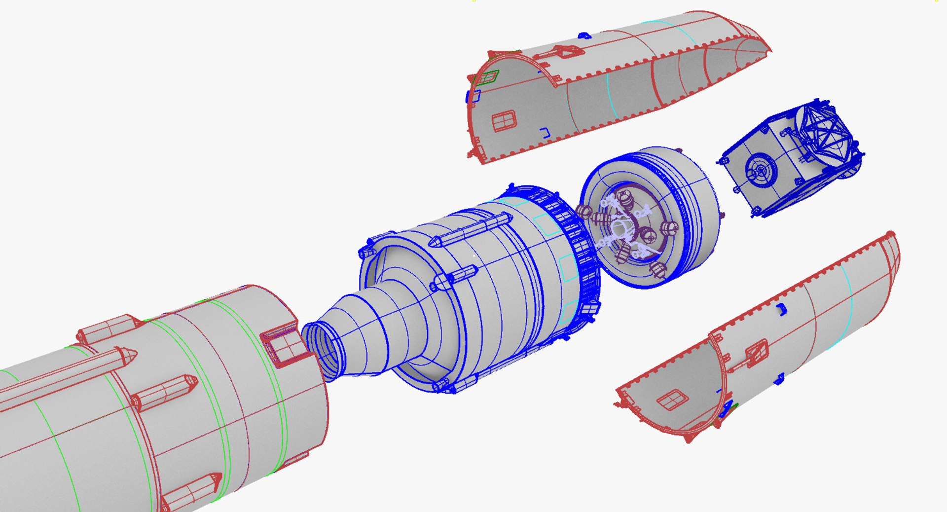 3dsmax Proton-m Launch Vehicle
