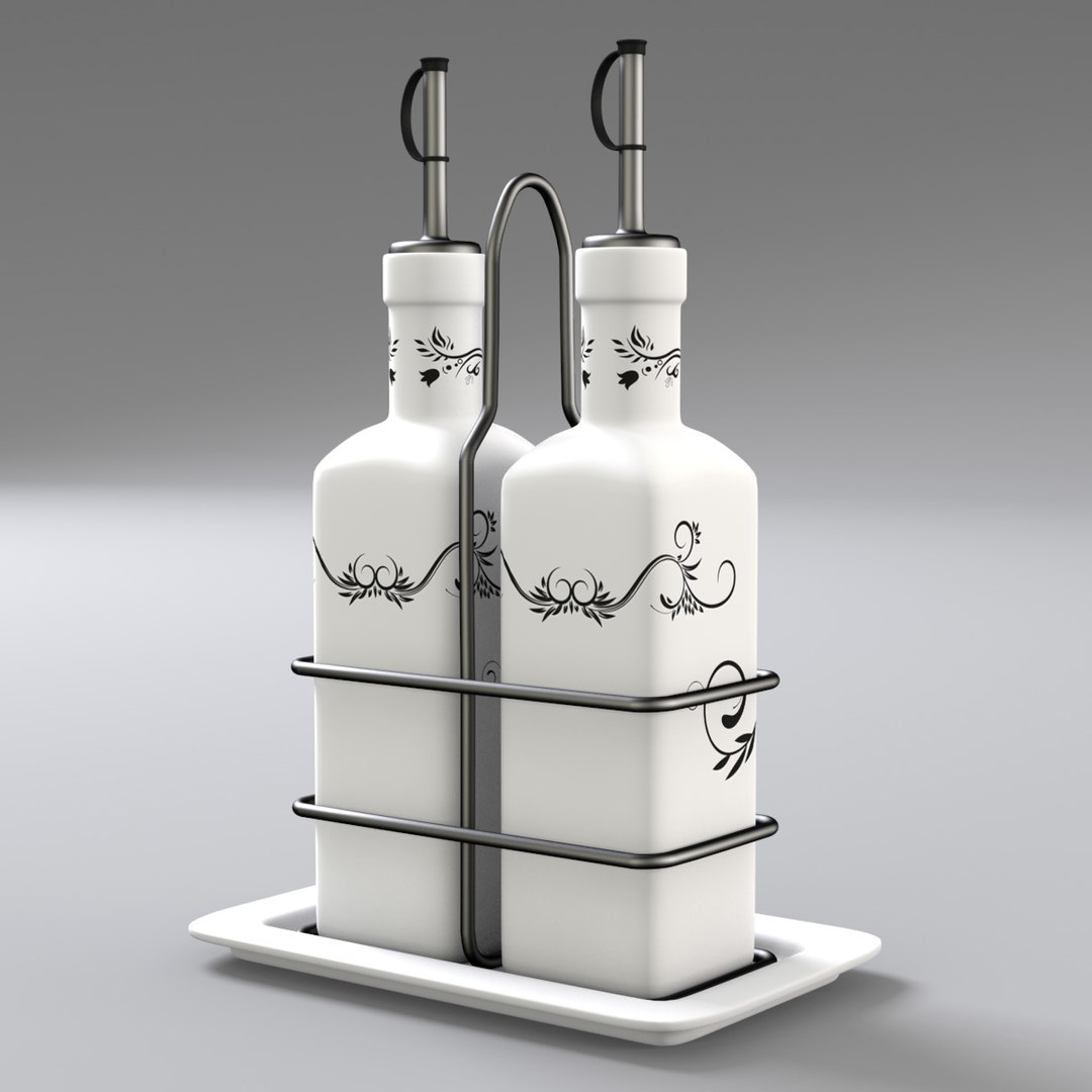 Condiment Bottle Set 3ds