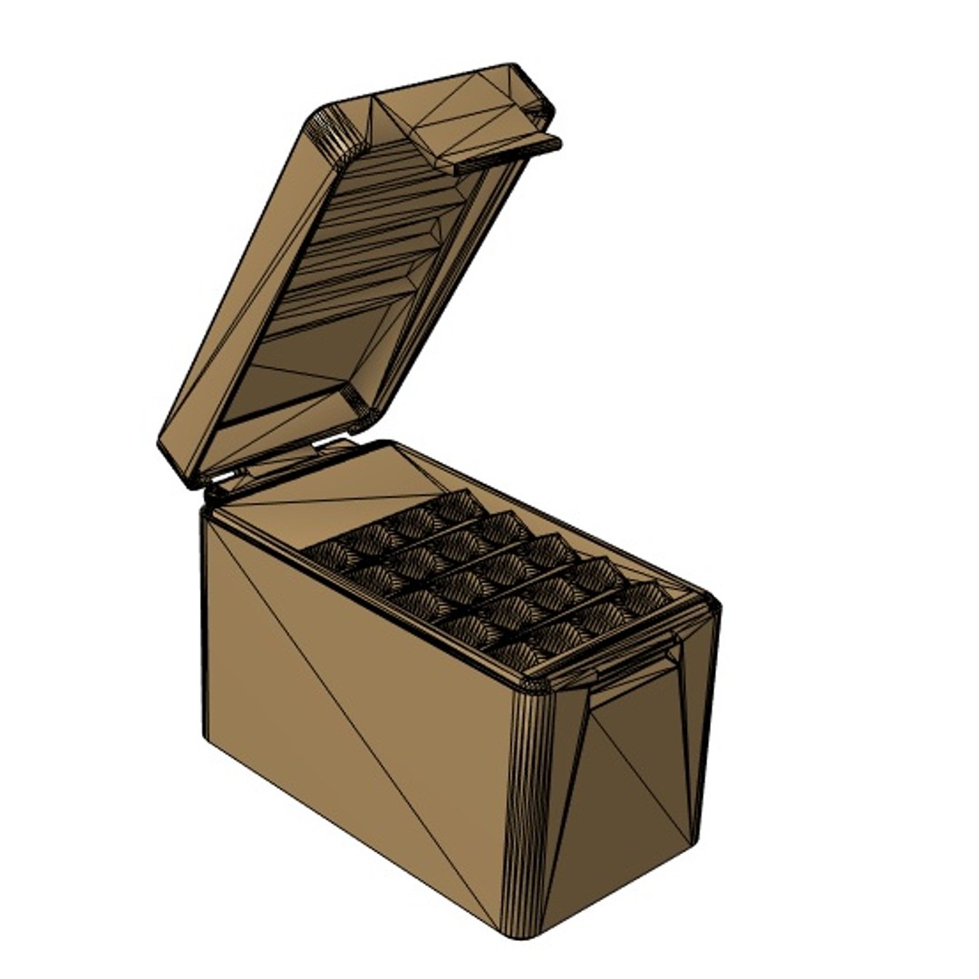 Ammo Box 7x57 3D Model - TurboSquid 1359207